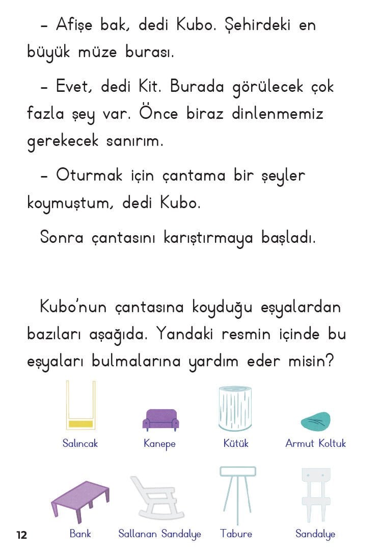 Saklı Nesnelerle Etkileşimli İlk Okuma Hikâyeleri Kit ve Kubo 6'lı Set